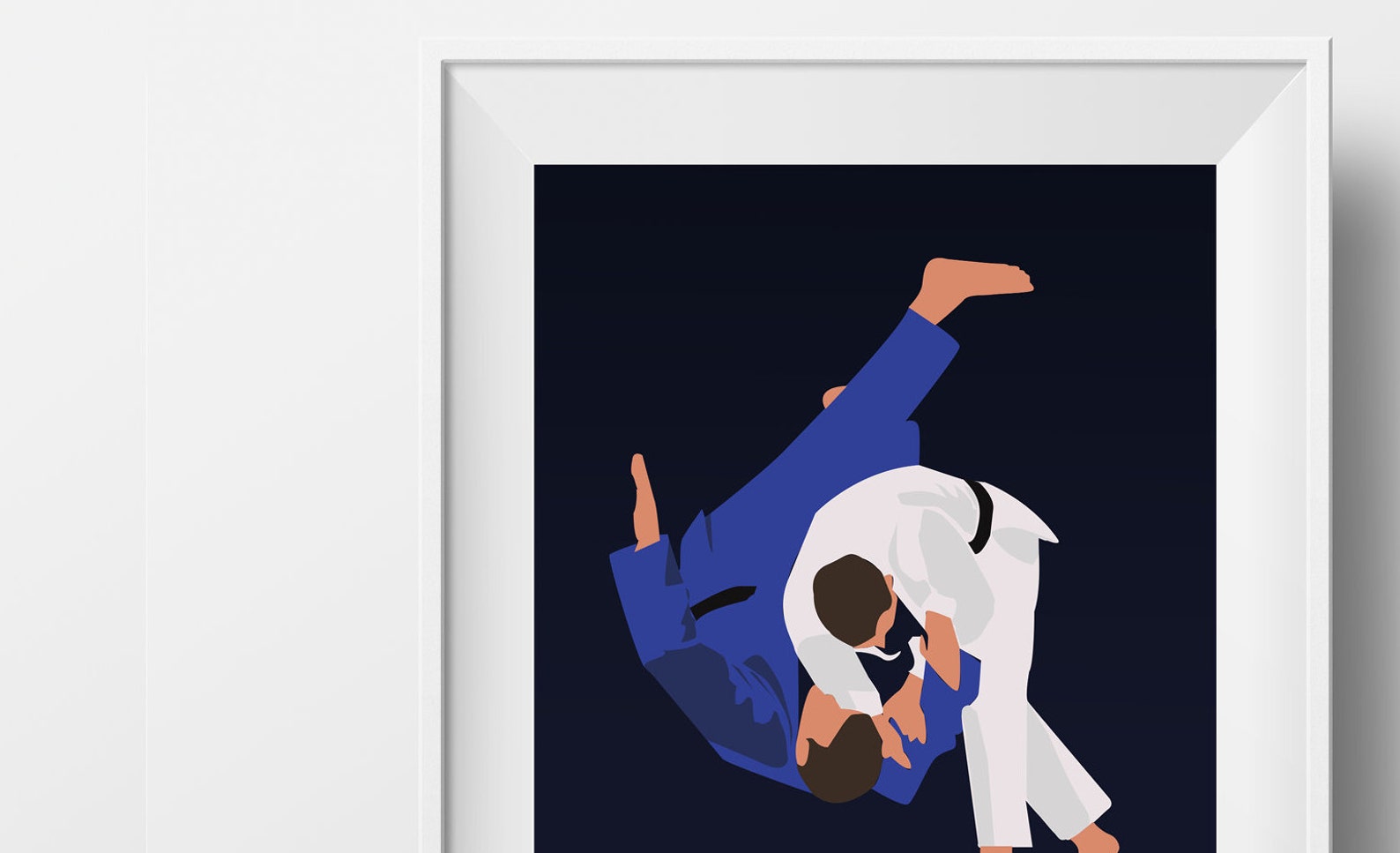 Judo Poster Gift Illustration for Boy or Teen Judo Player or Judoka ...