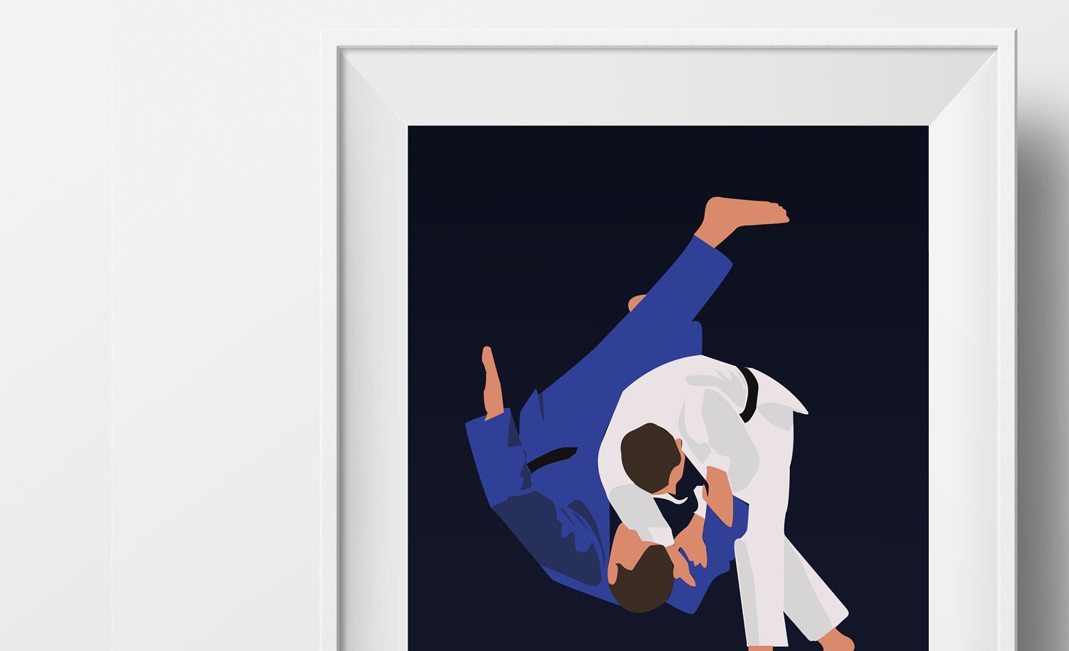 Judo Poster Gift Illustration for Boy or Teen Judo Player or Judoka ...
