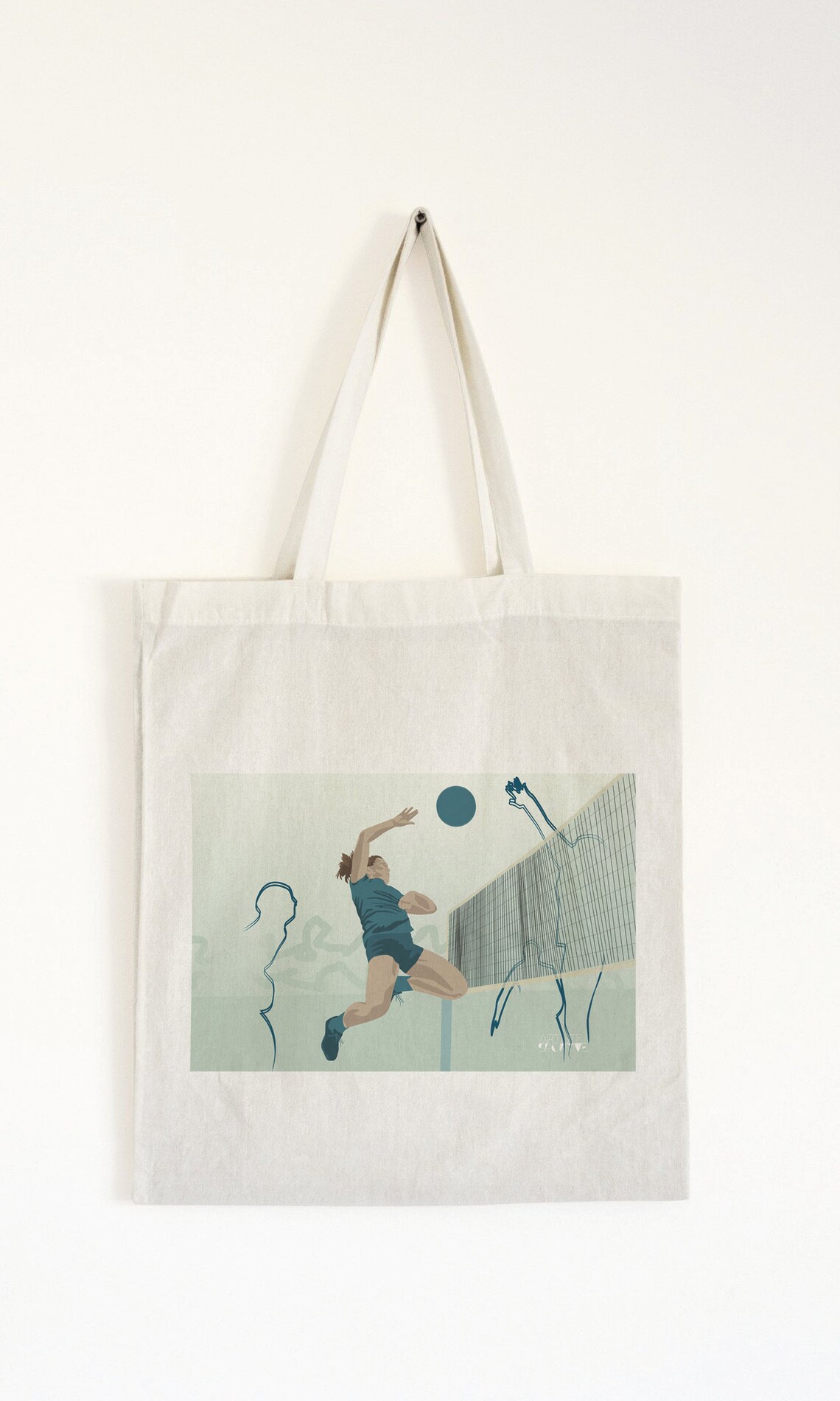 Female Volleyball Tote Bag Gift for Girl Volleyball Player or - Etsy