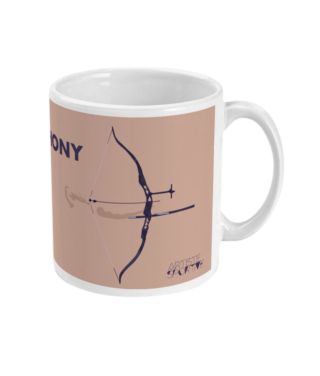 Classic Bow Mug for Archer Gift to Personalize for Archery Coach or ...