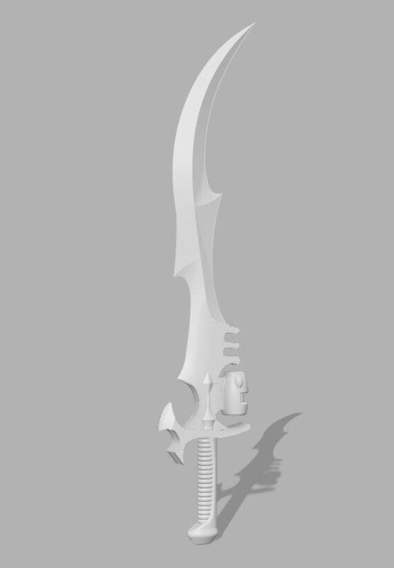 Dark Eldar Sword Stl Files | Etsy