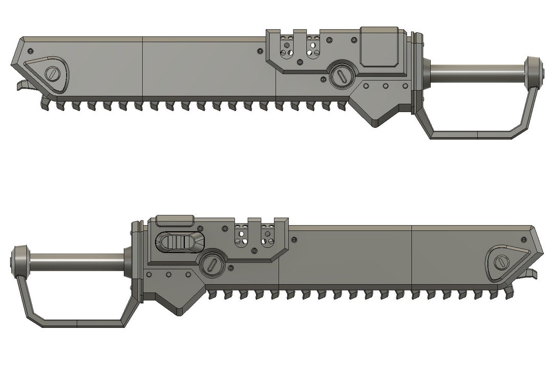 Warhammer 40k Chainsword STL Files - Etsy