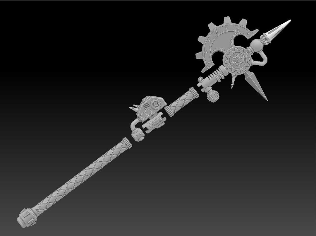 40k Tech Priest Enginseer Axe STL Files - Etsy Hong Kong