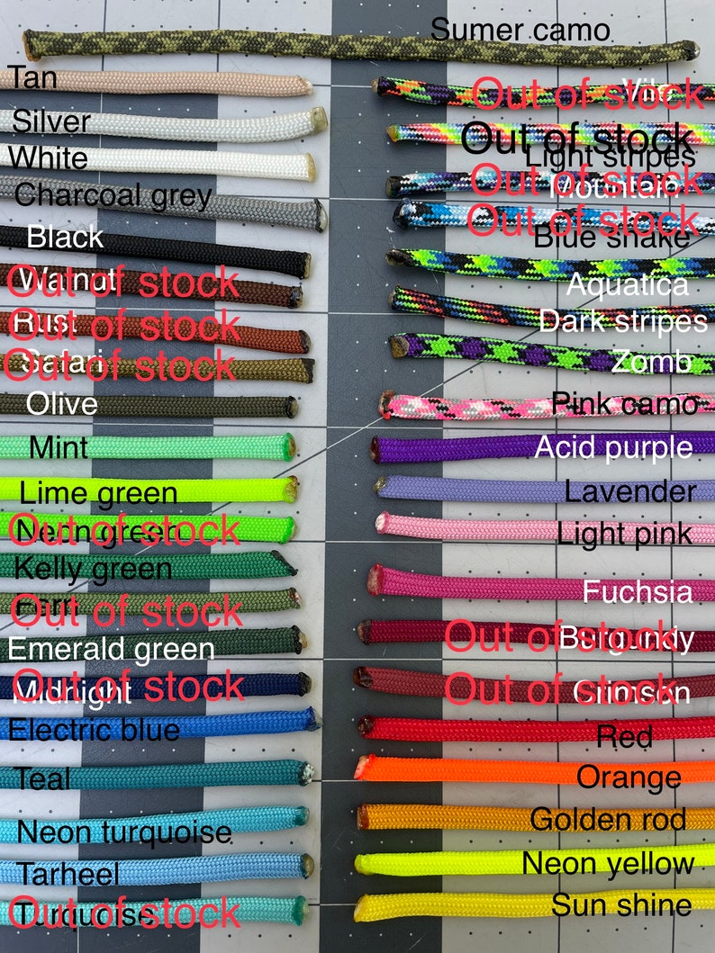 Custom Paracord Bracelet - Etsy