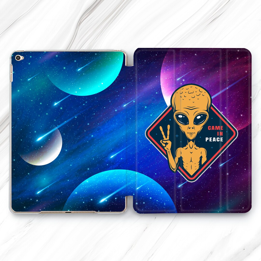 Alien iPad Case: Space UFO Design, Protective Silicone Cover - Etsy Canada