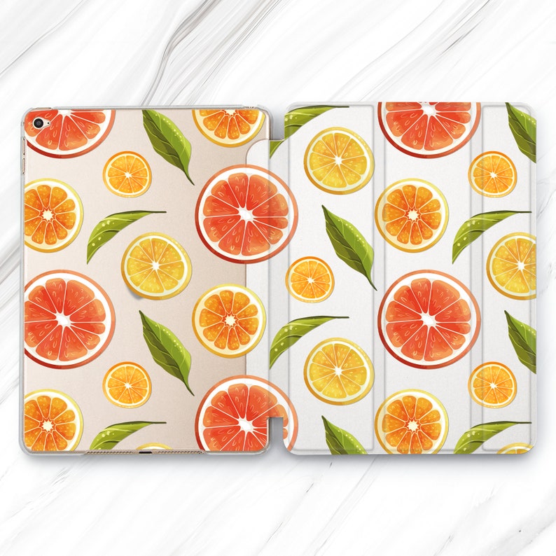 Citrus iPad Case: Lemon Lime Orange Pattern, Silicone Cover - Etsy