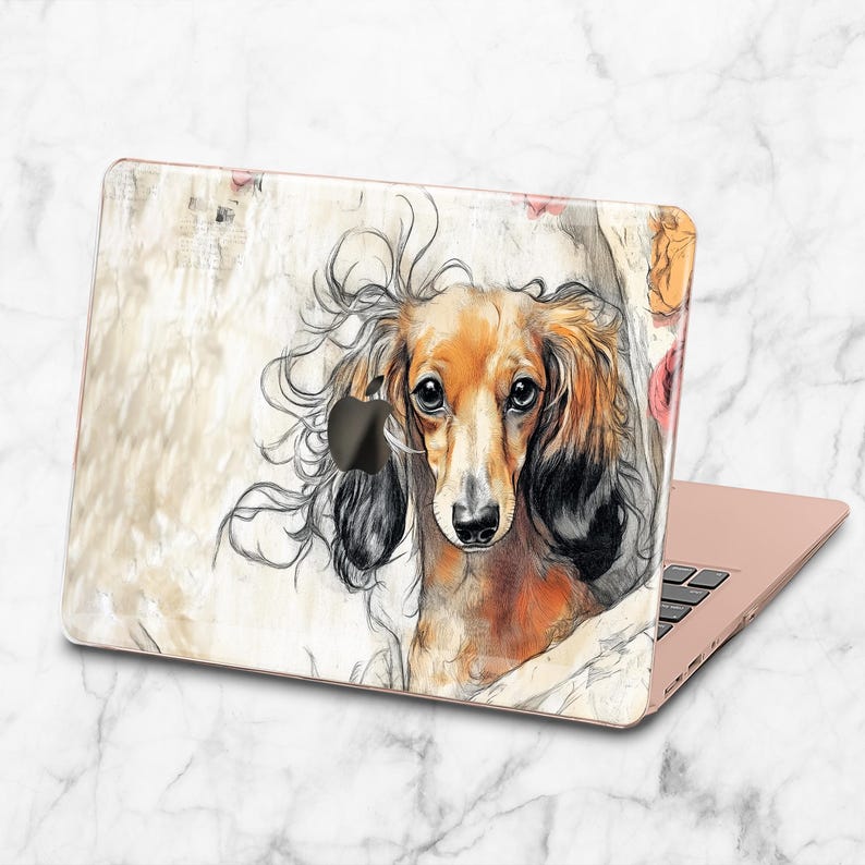 Watercolor Puppy MacBook Pro / Dog Lover Plastic Case / Animal Cover ...