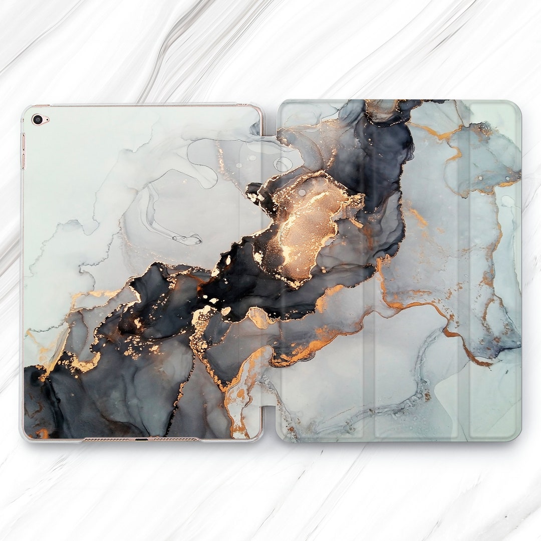 Golden Ash Marble iPad Case: Abstract Gold Texture - Etsy
