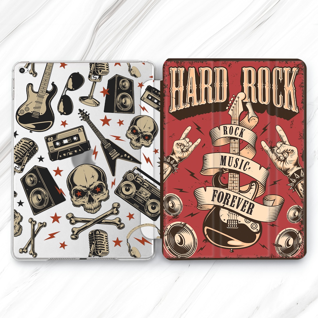 Rock & Roll iPad Pro 12.9 11 10.5 2022 Case Hard Music iPad Mini 6 ...