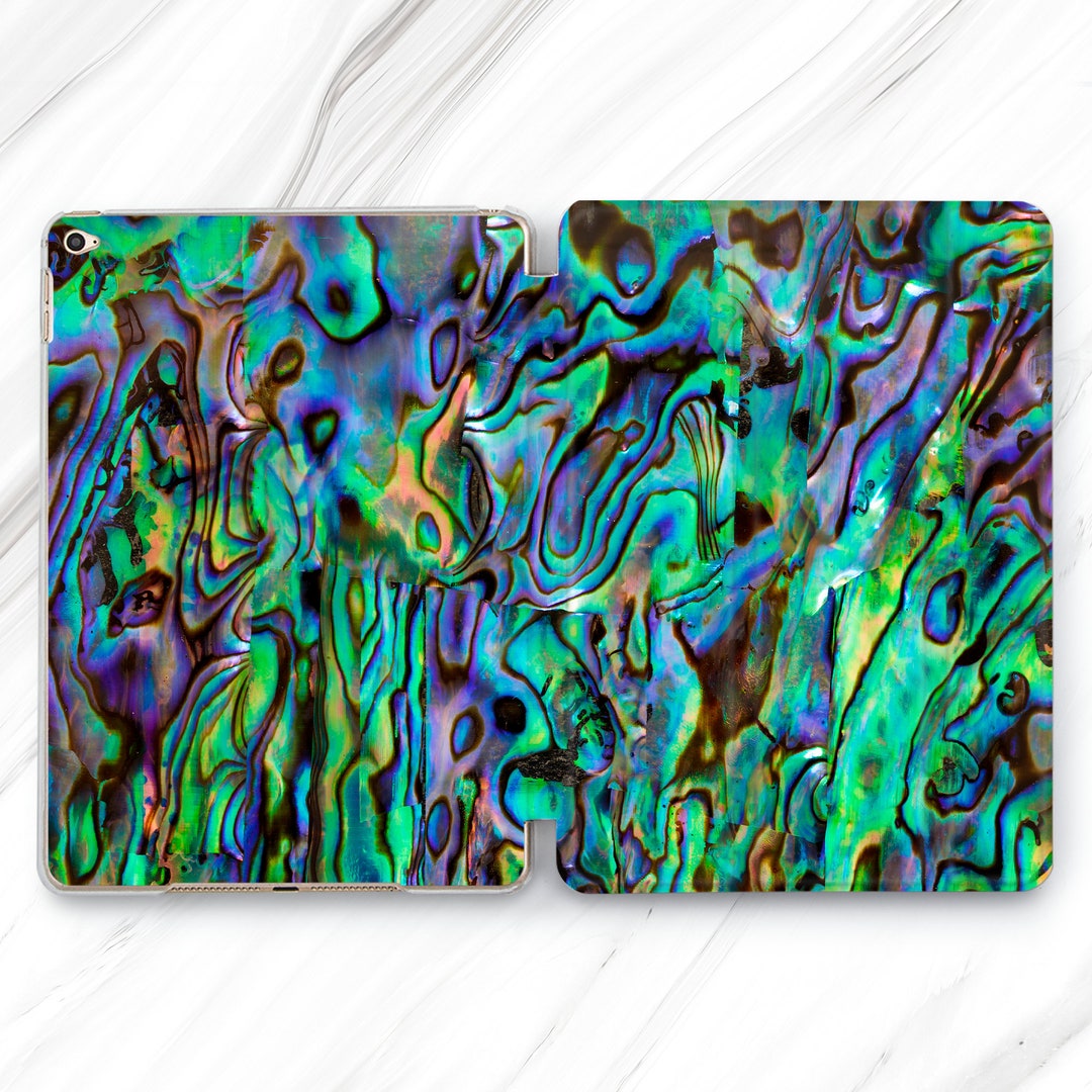 Abalone Shell iPad Case: Pearl Texture, Iridescent Green - Etsy