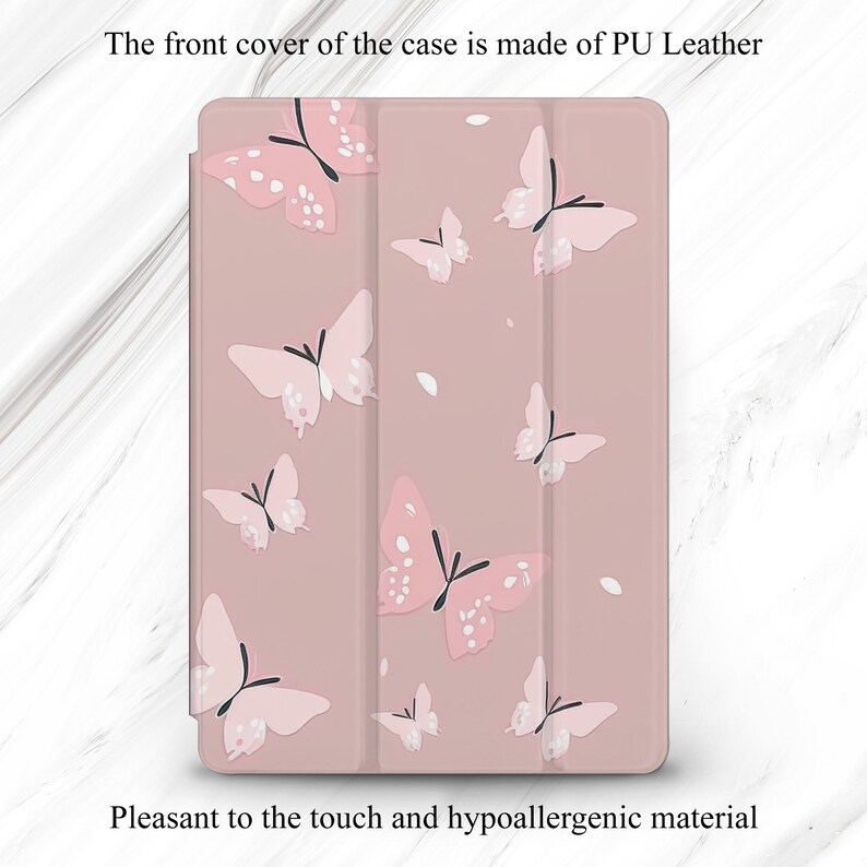 Butterfly iPad Case: Light Pink, Kawaii Insect Design - Etsy