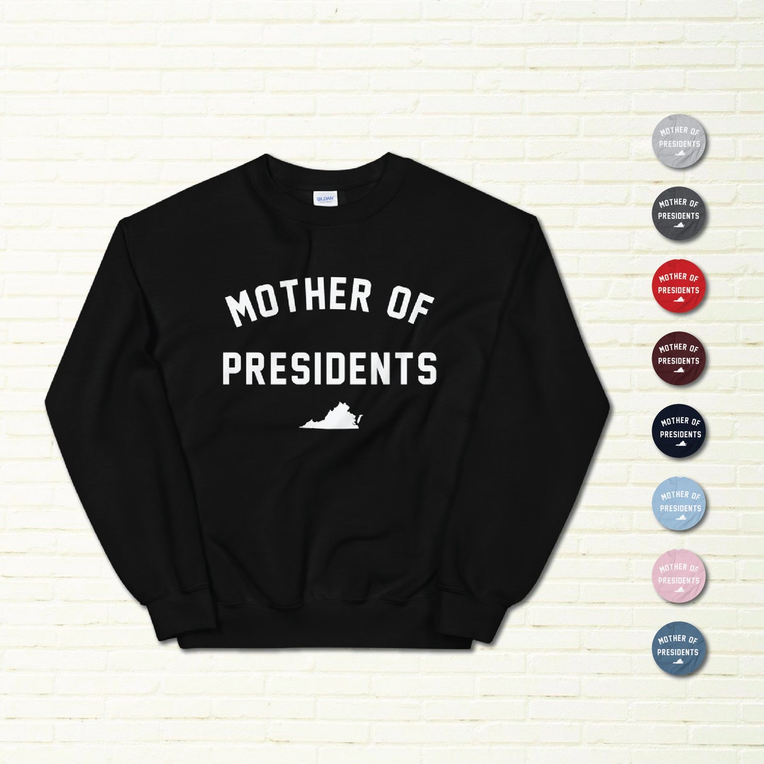 Virginia Sweatshirts / Mother of Presidents Sweatshirts / - Etsy España