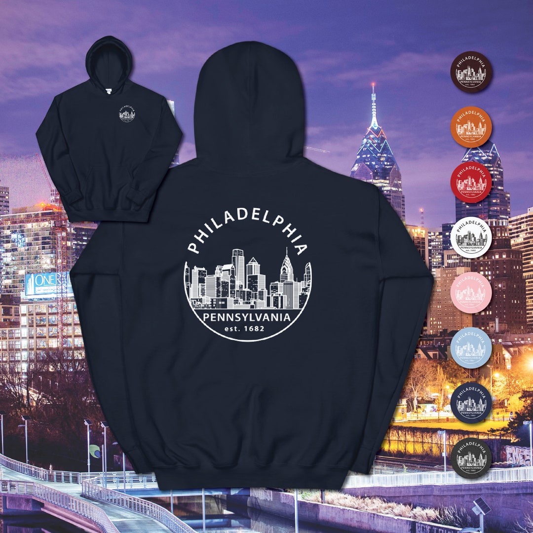 Philadelphia Hoodie / Pennsylvania Hoodie / Philly Gift / Pennsylvania ...