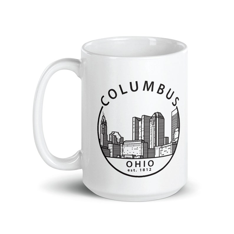 Columbus Ohio Coffee Mug Columbus Cup Columbus Mug Ohio - Etsy