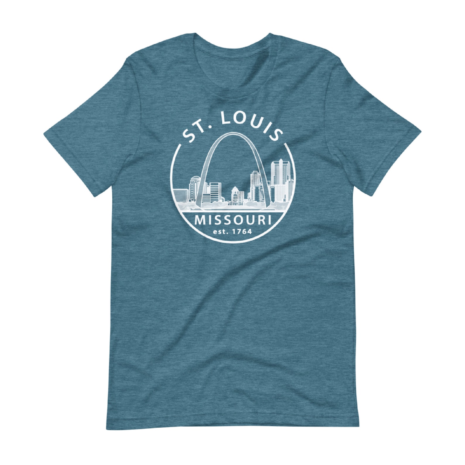 St. Louis Missouri T-shirts St. Louis Skyline Missouri - Etsy UK