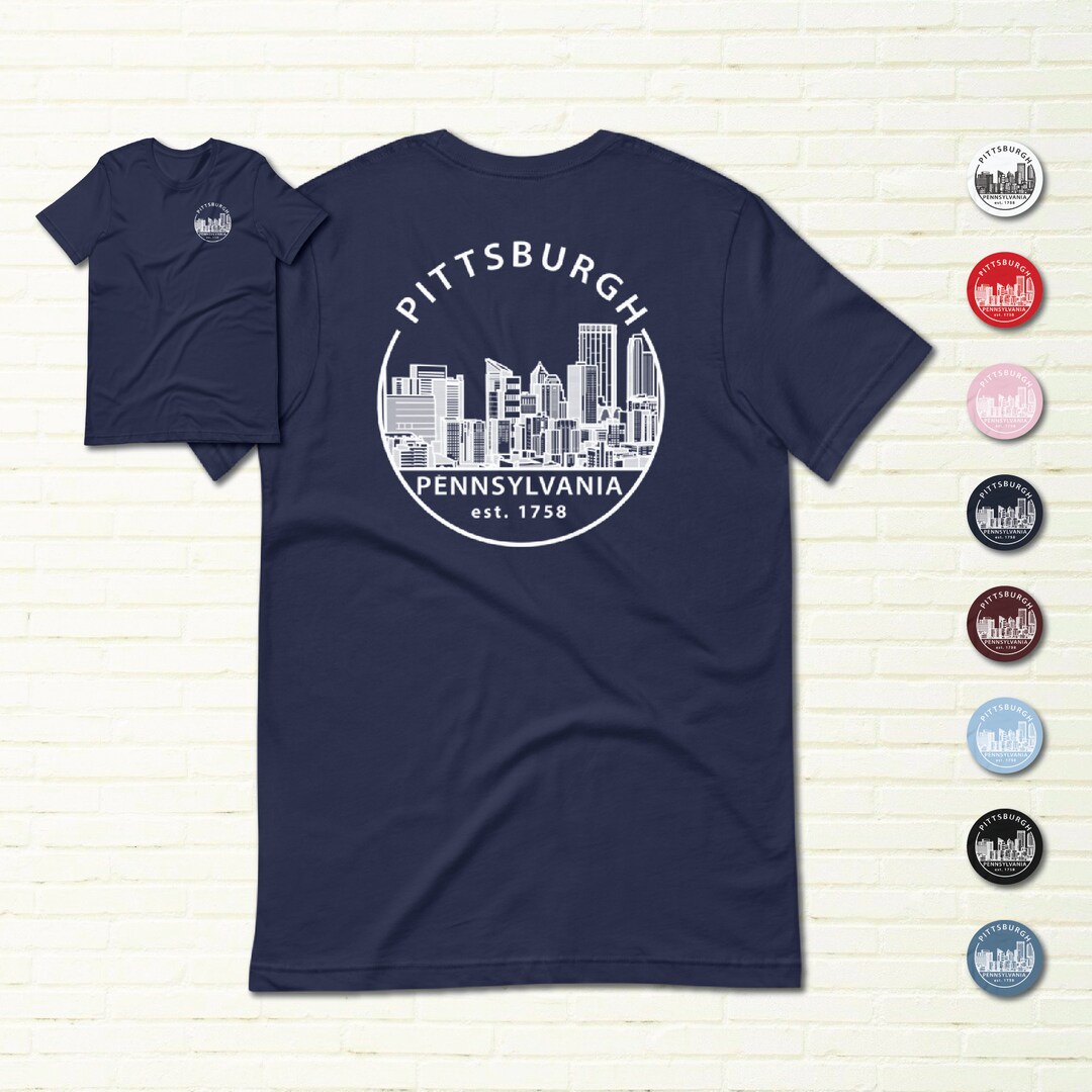 Pittsburgh T-shirt Pennsylvania T-shirt Pittsburgh Gift Pennsylvania ...