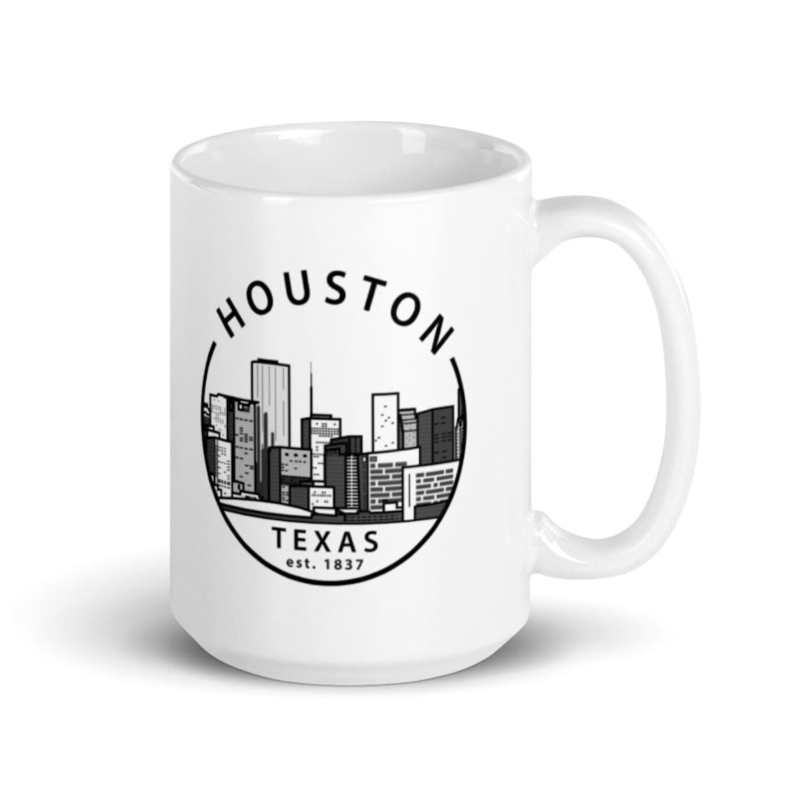 Houston Texas Coffee Mug Houston Cup Houston Texas Texas - Etsy