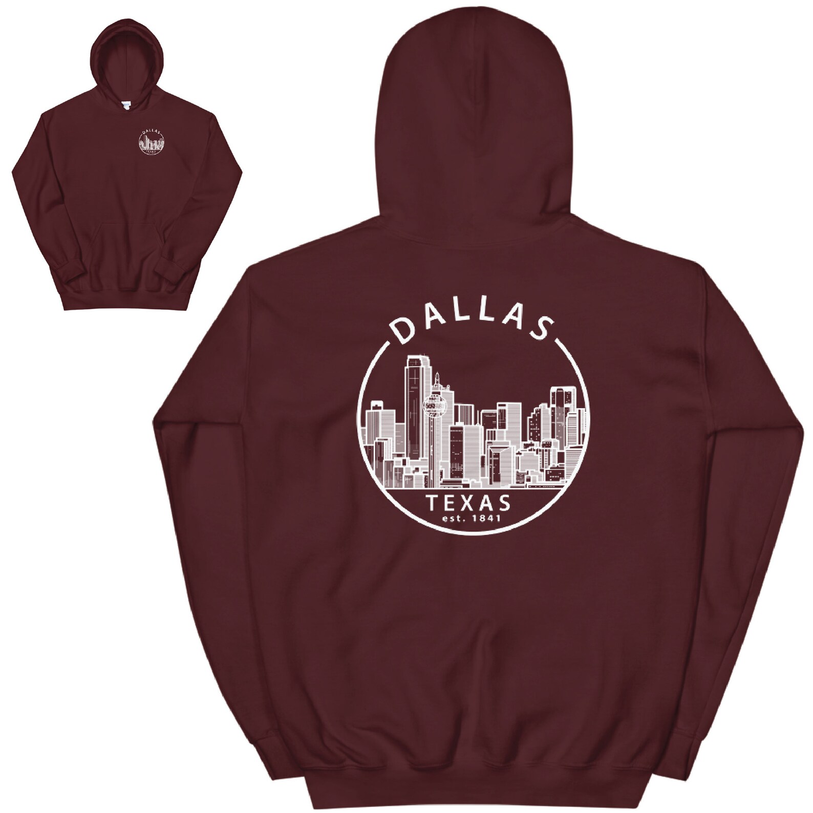 Dallas Texas Hoodies Dallas Cowboys Texas Gift - Etsy