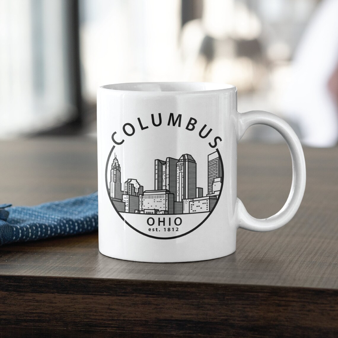 Columbus Ohio Coffee Mug Columbus Cup Columbus Mug Ohio - Etsy