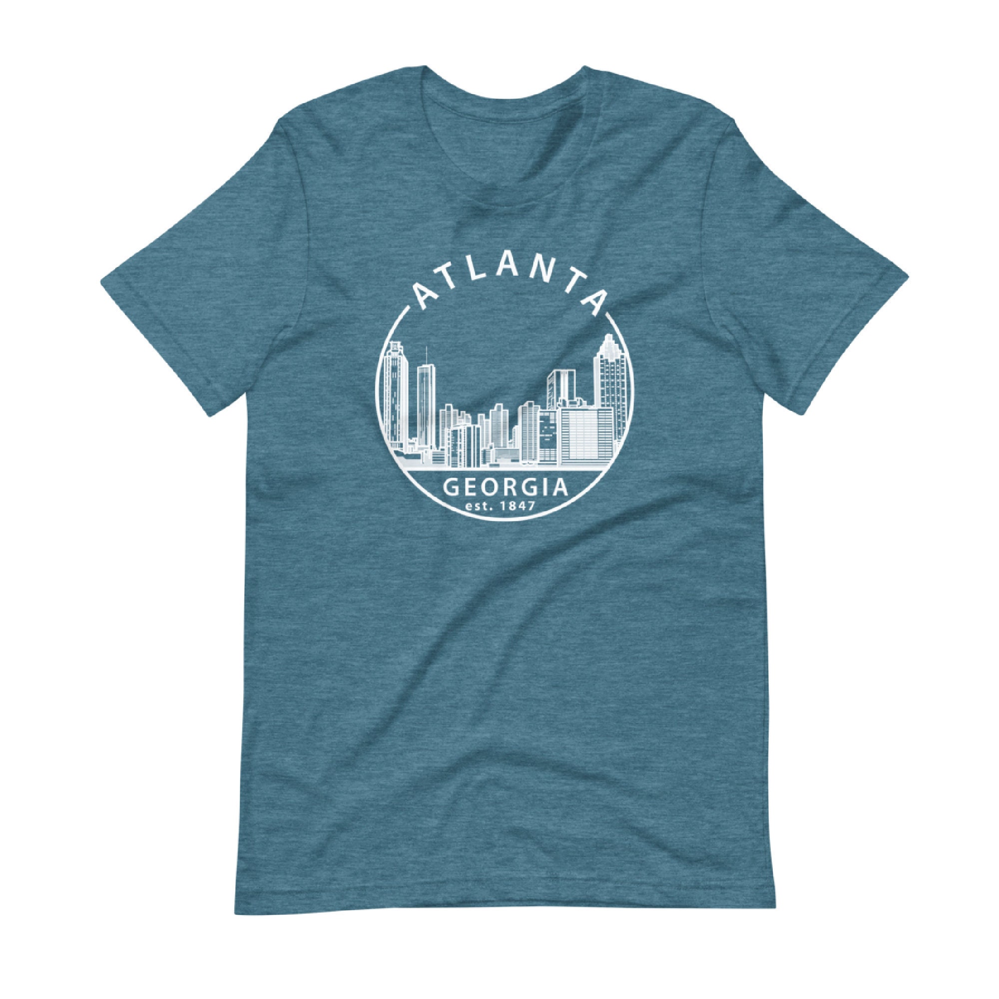 Atlanta Georgia T-shirt Atlanta Skyline Georgia T-shirts Atlanta ...