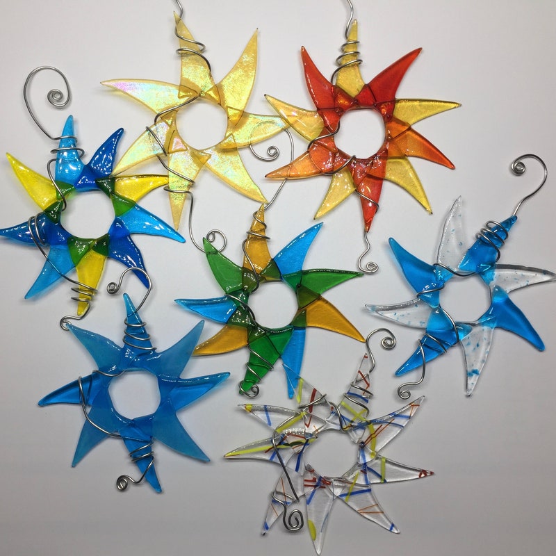 Fused Glass Star - Etsy