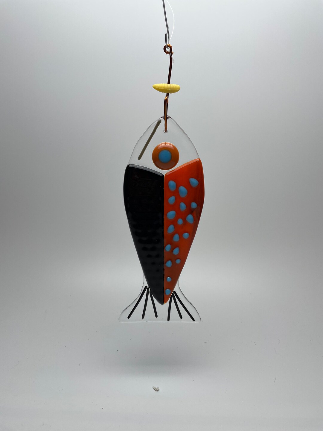 Fish on a Hook Sun Catcher - Etsy