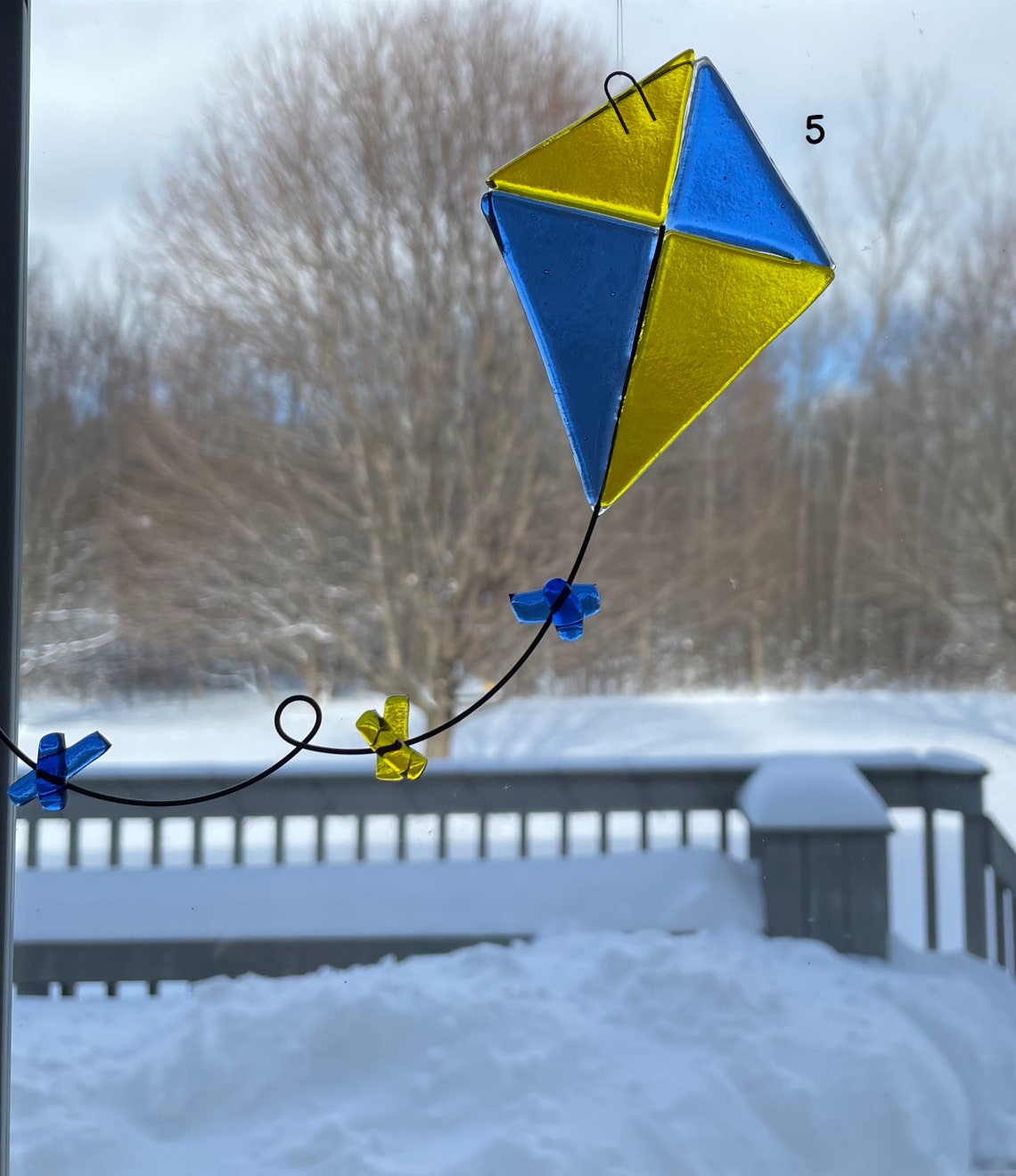 Fused Glass Spring Kite Suncatchers - Etsy