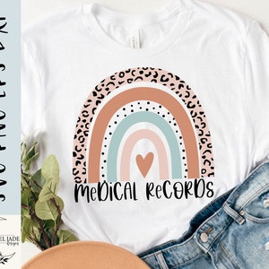 Medical Records Svg, Medical Records Shirt Svg, Rainbow Svg, Medical ...