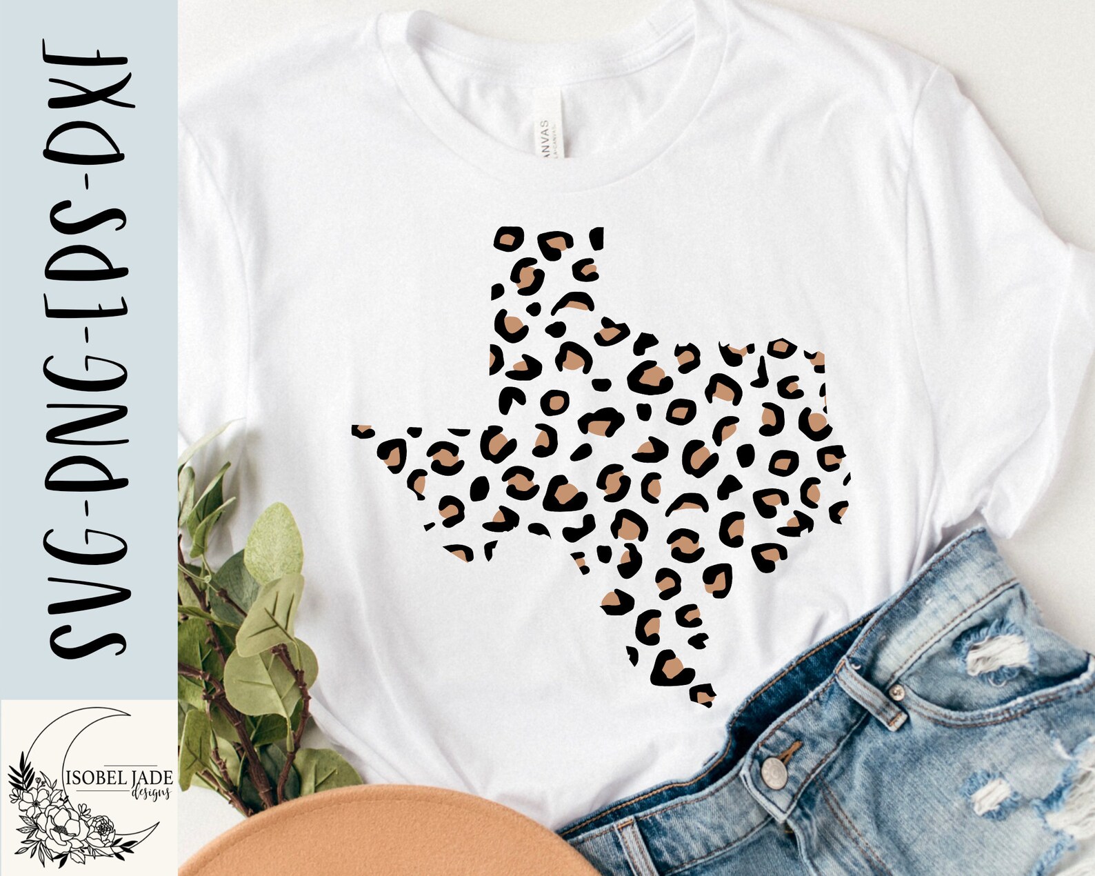 Leopard Texas SVG design Texas proud SVG file for Cricut | Etsy