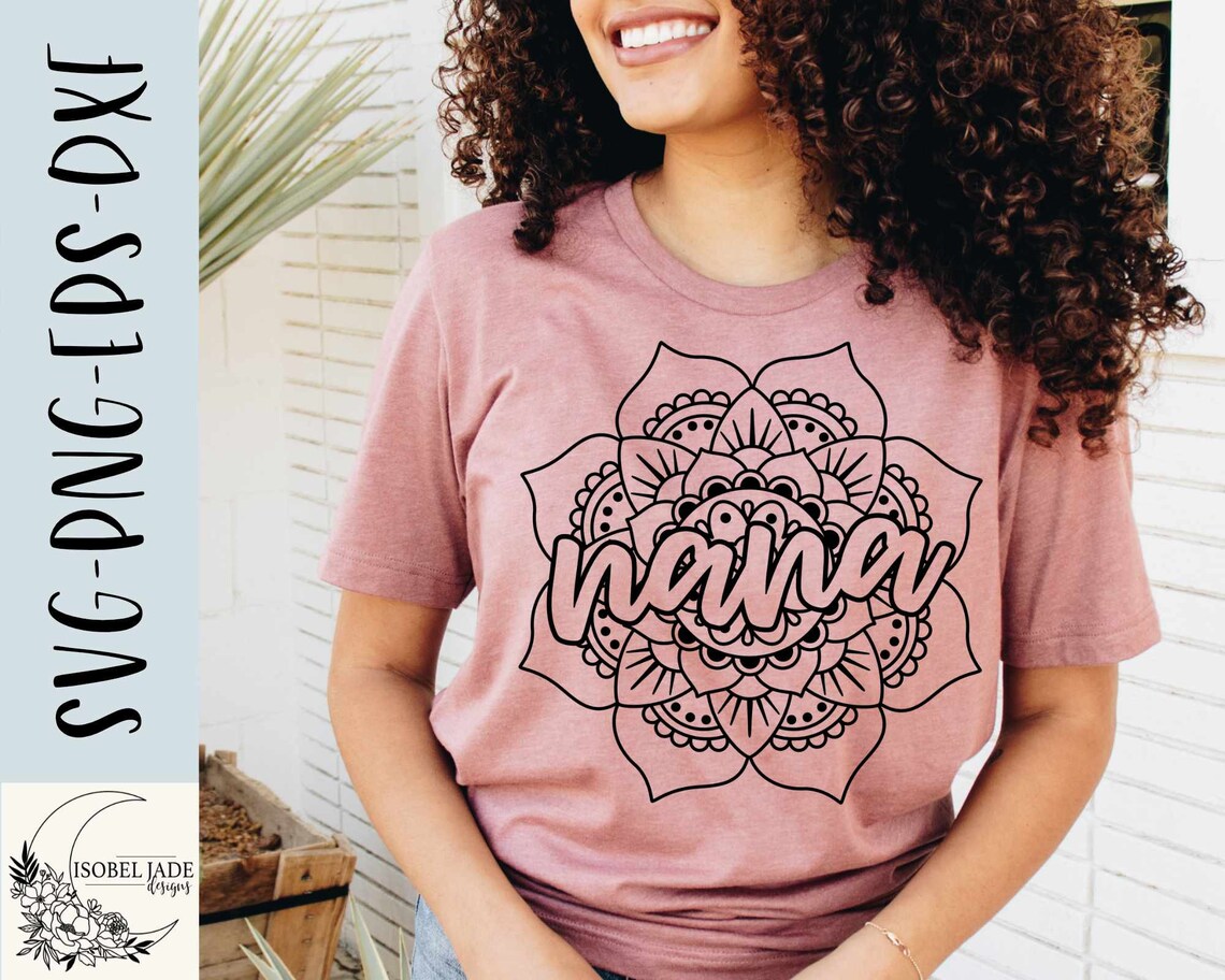 Nana SVG Design Nana Mandala SVG File for Cricut Nana | Etsy