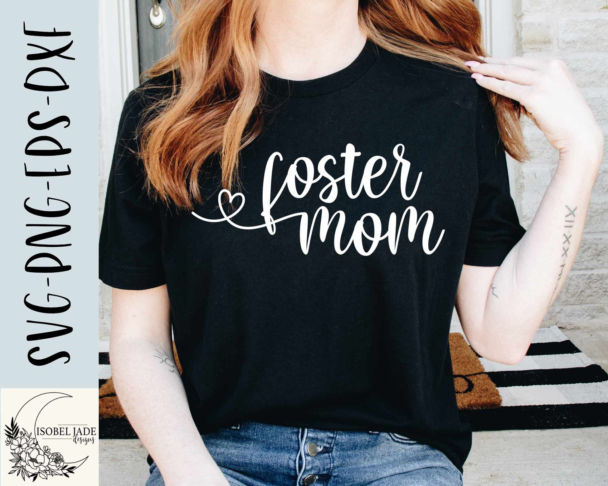 Foster Mom Heart Svg Mom Svg Shirt Foster Mom Svg Heart | Etsy
