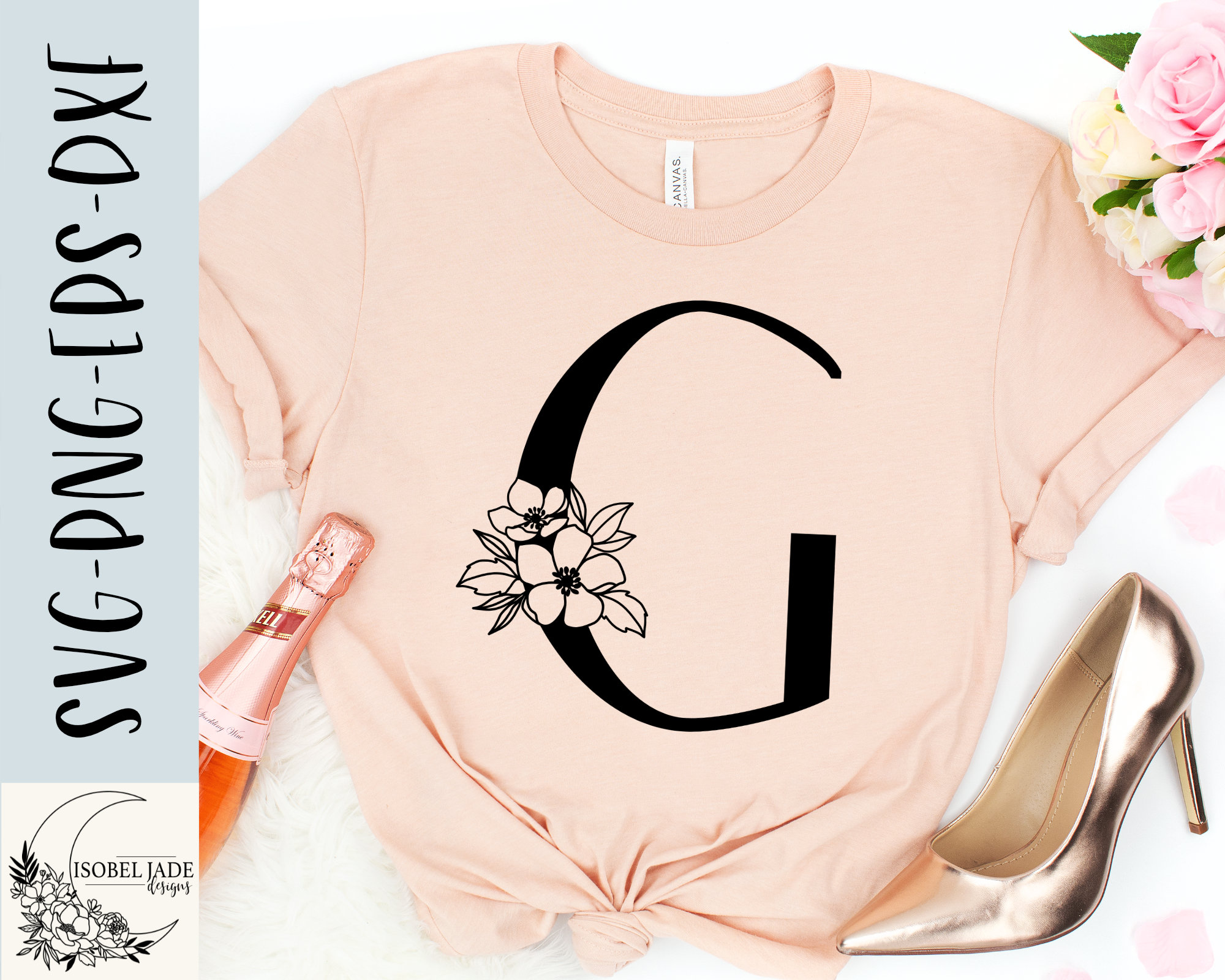 Letter G Svg Monogram Svg Name Svg Floral Letter Svg | Etsy Australia