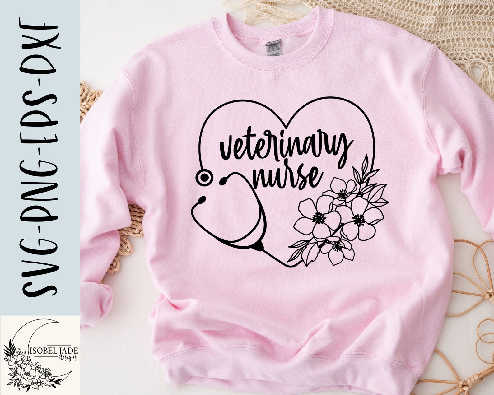 Veterinary Nurse Svg Vet Svg Vet Nurse Stethoscope Svg - Etsy