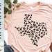 Leopard Texas SVG Design Texas Proud SVG File for Cricut Leopard Print ...
