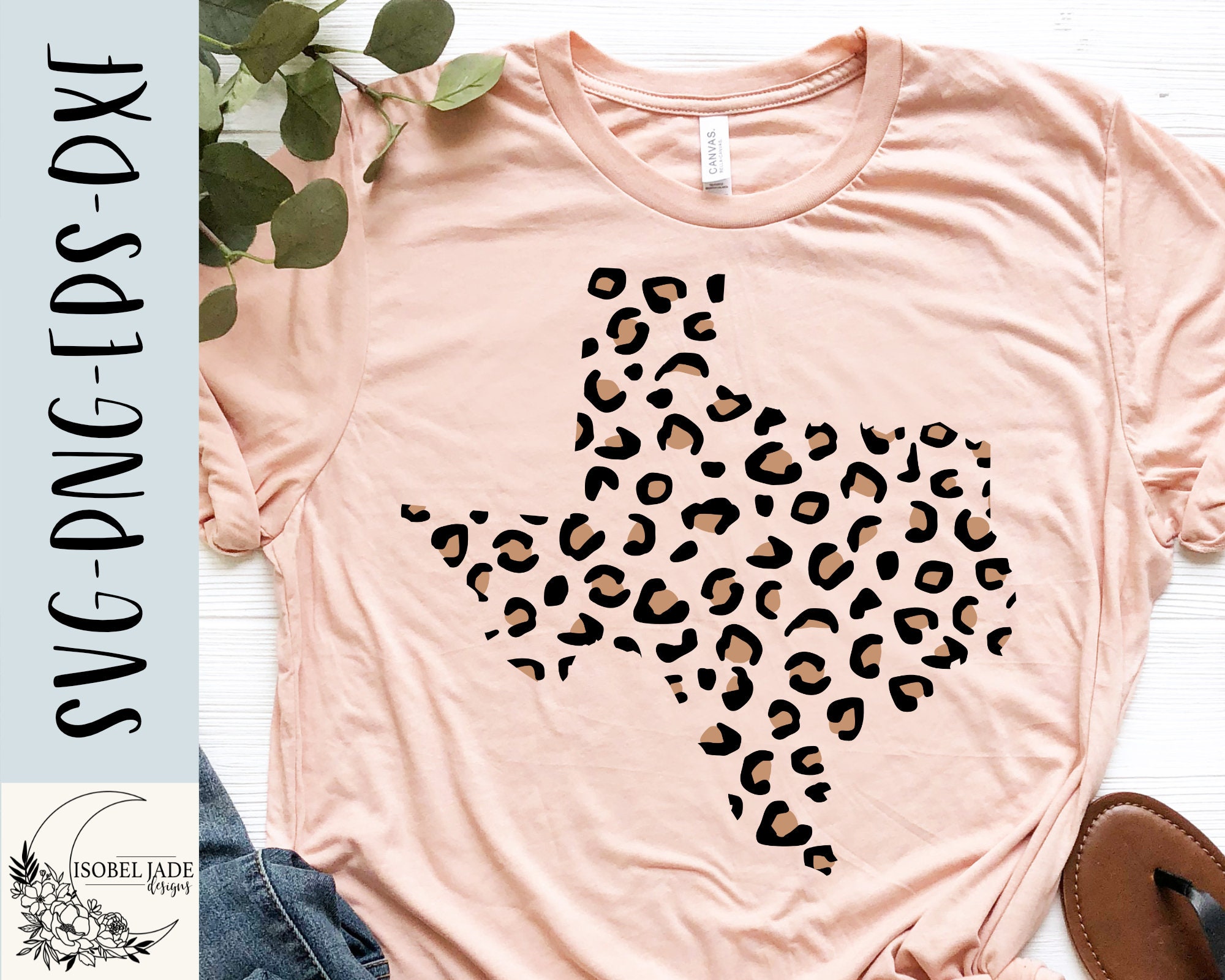 Leopard Texas SVG design Texas proud SVG file for Cricut | Etsy