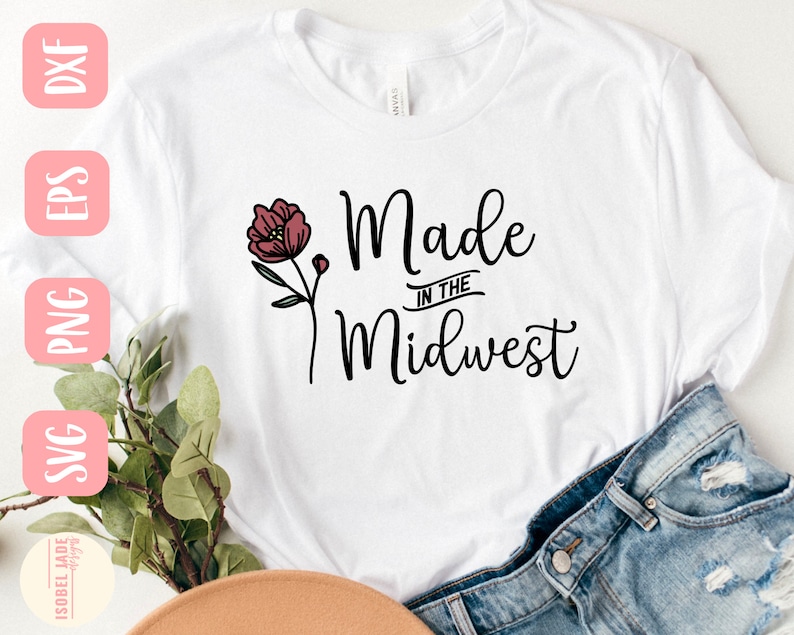 Made in the Midwest SVG Design - Midwest SVG File for Cricut - Midwest ...