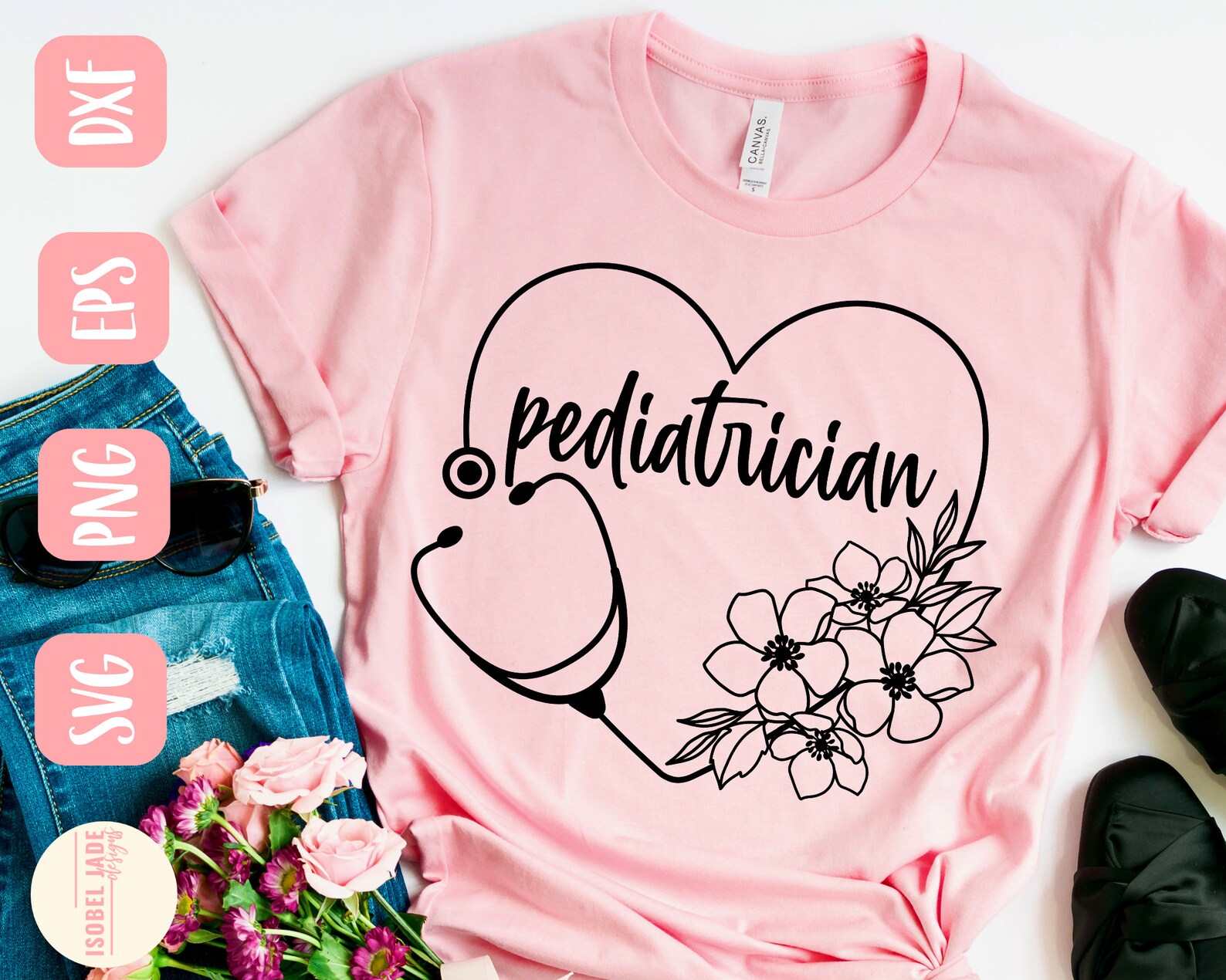 Pediatrician Svg Pediatrician Stethoscope Svg Stethoscope | Etsy