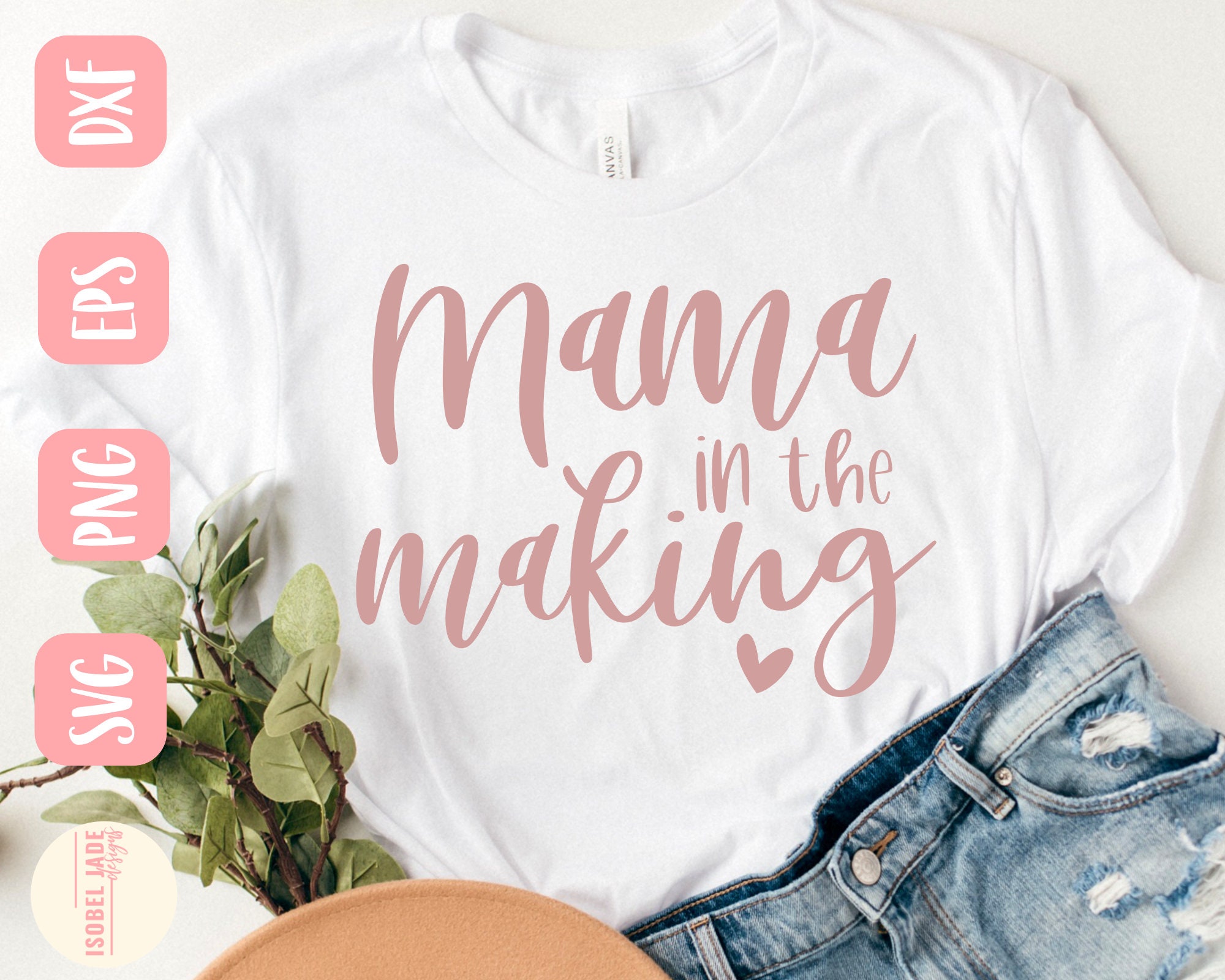 Mama to be SVG design Mama in the making SVG file for Cricut | Etsy