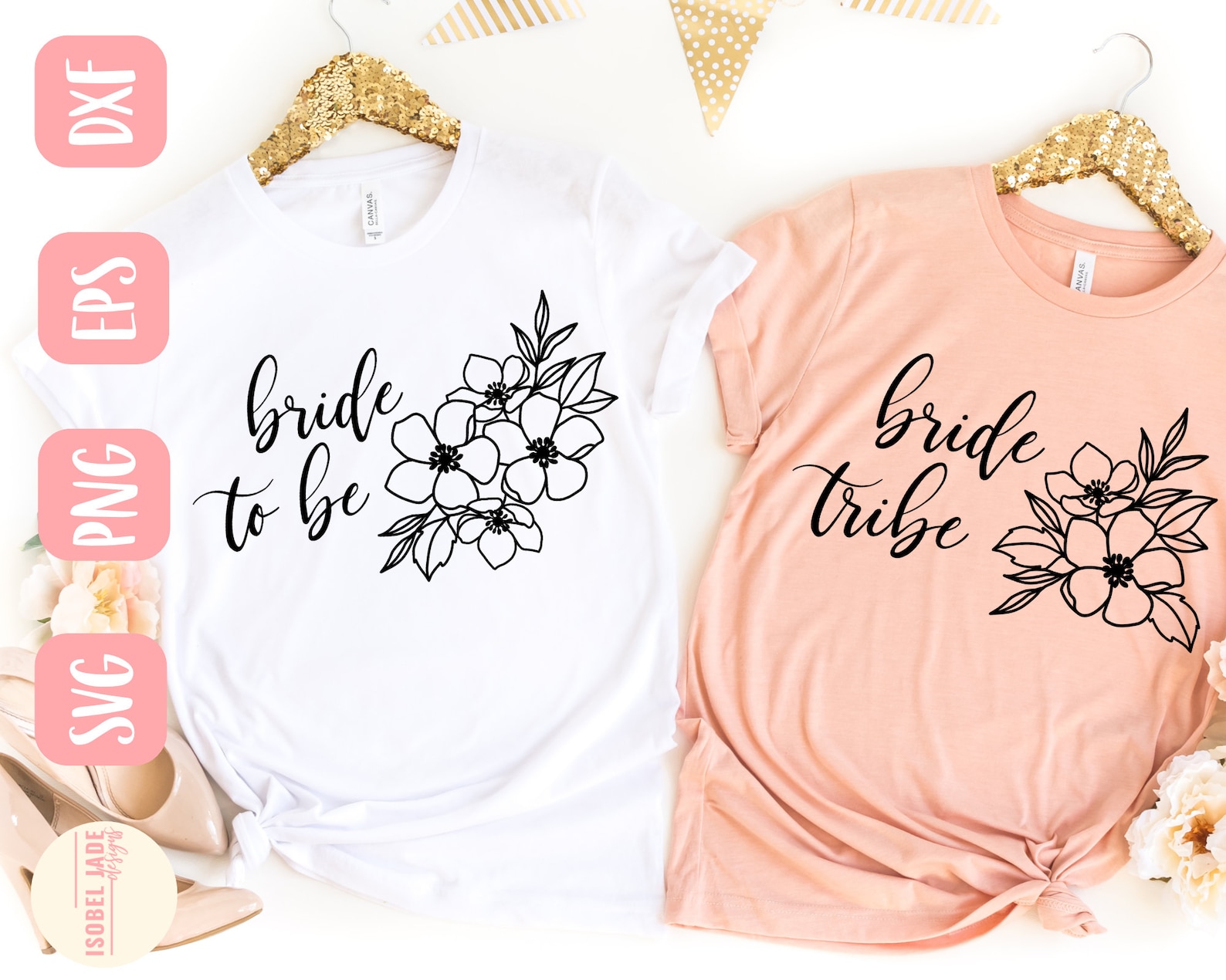 Bride to Be Set SVG Design Bride Shirt Bundle SVG File for - Etsy