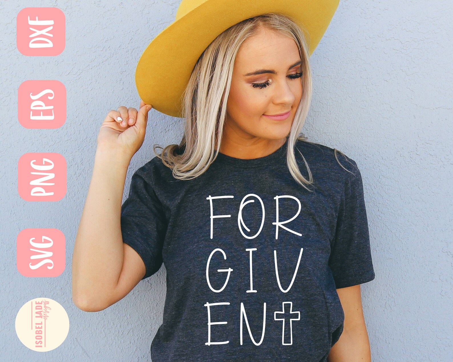 Forgiven SVG Design Christian Shirt SVG for Cricut Faith - Etsy