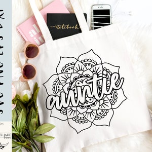 Auntie Svg, Mandala Svg, Auntie Shirt Svg, Auntie Mandla Shirt Svg ...