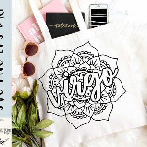Virgo Svg, Virgo Mandala Svg, Horoscope Svg, Zodiac Svg, Virgo Star ...