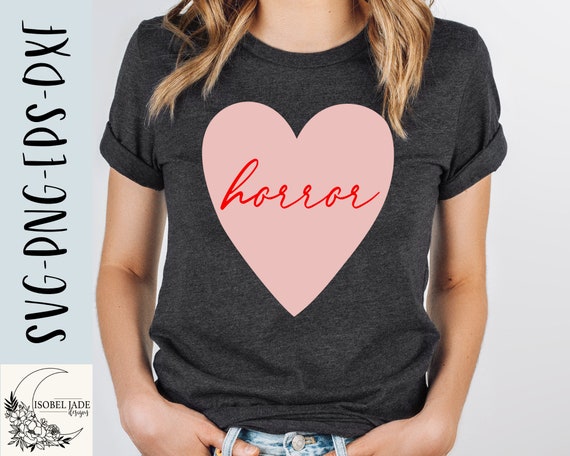 Horror SVG Horrior Movies SVG Hear SVG File for Cricut - Etsy