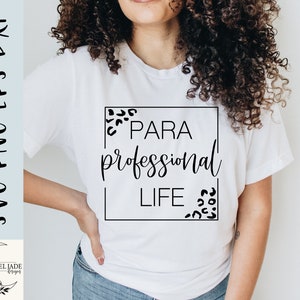 Para Professional Life Svg, Paraprofessional Svg, Leopard Svg, Para ...