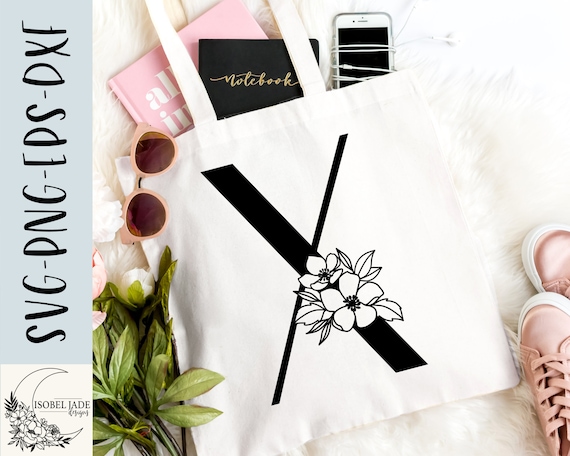 Letter X Svg Monogram Svg Name Svg Floral Letter Svg - Etsy