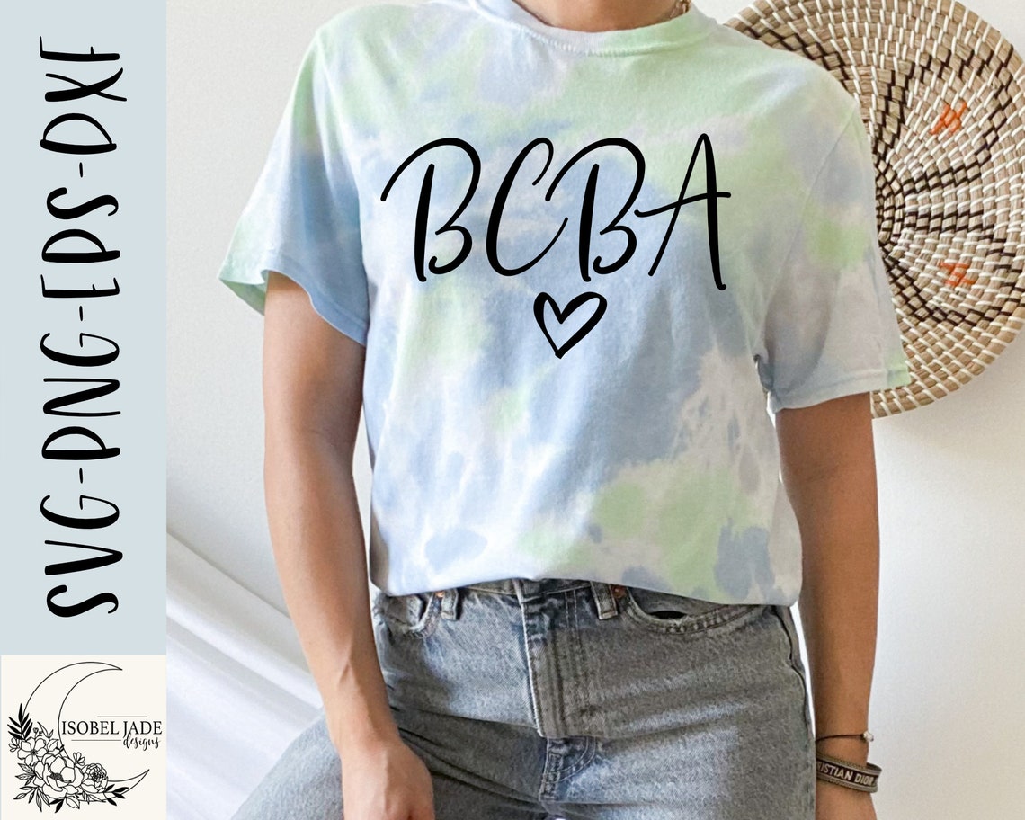 Behavior Analyst Svg BCBA Svg Heart Svg Behavior Analyst - Etsy