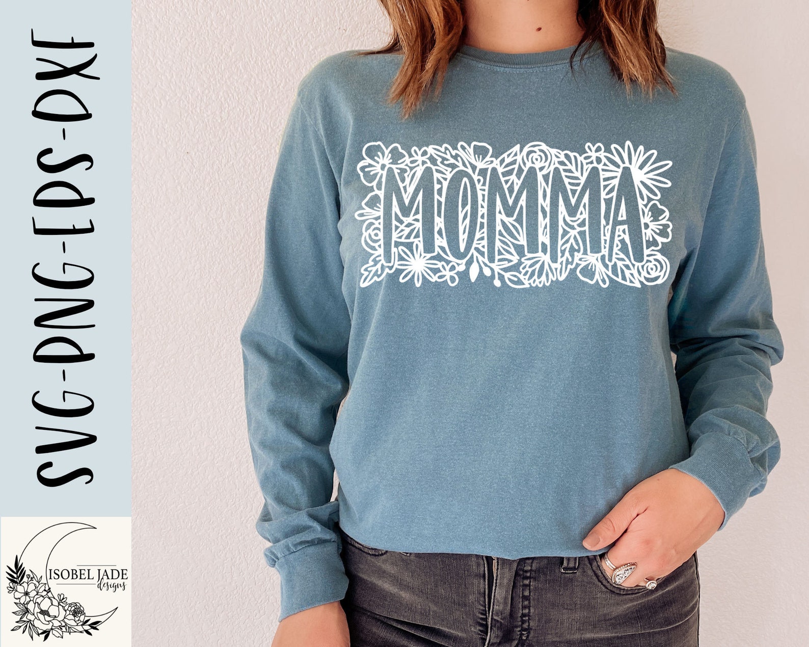 Momma SVG Design Flower Momma SVG File for Cricut Mom | Etsy