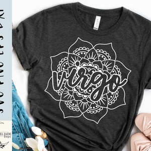 Virgo Svg, Virgo Mandala Svg, Horoscope Svg, Zodiac Svg, Virgo Star ...