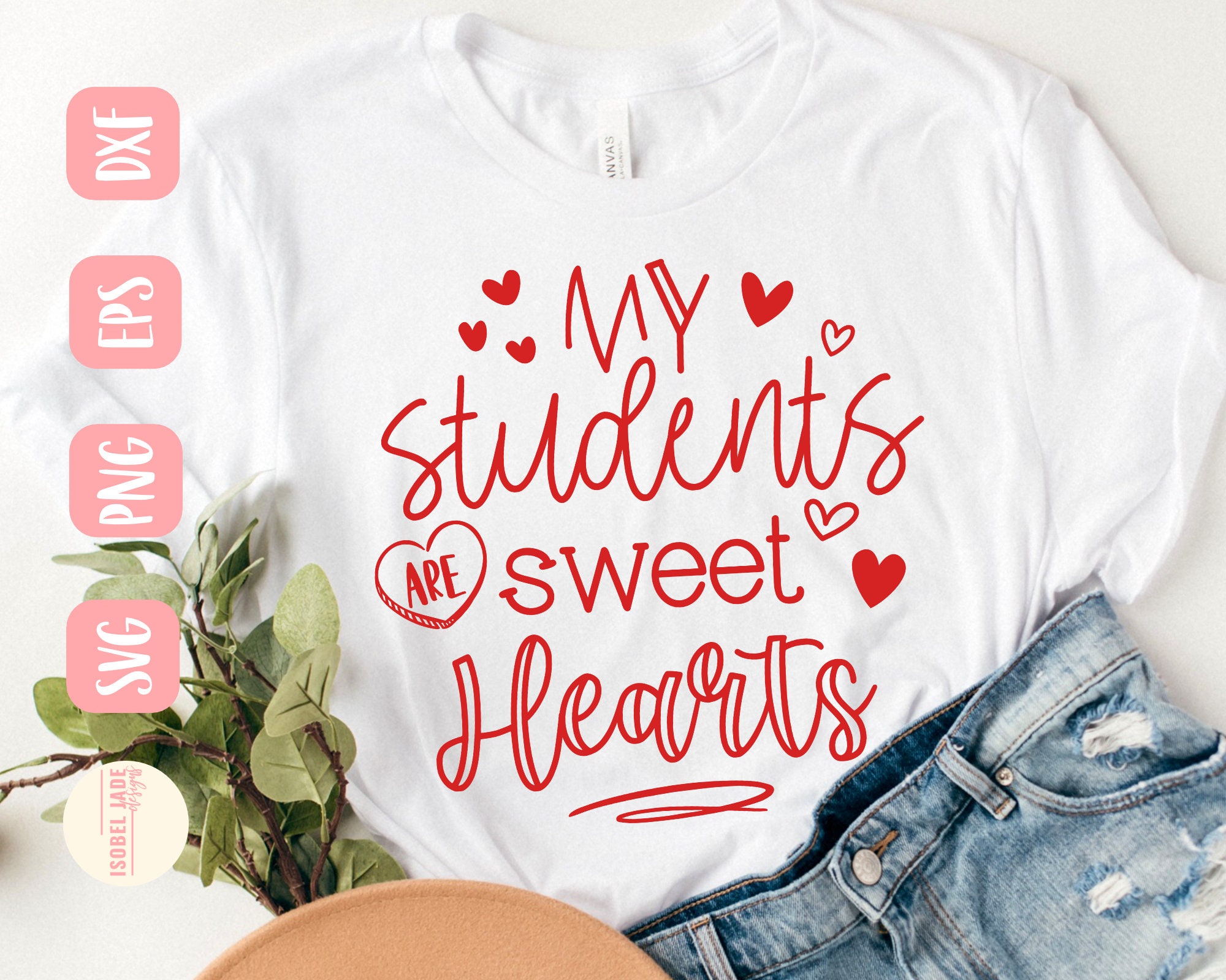 Teacher SVG Design Valentines Day Teacher SVG File for - Etsy