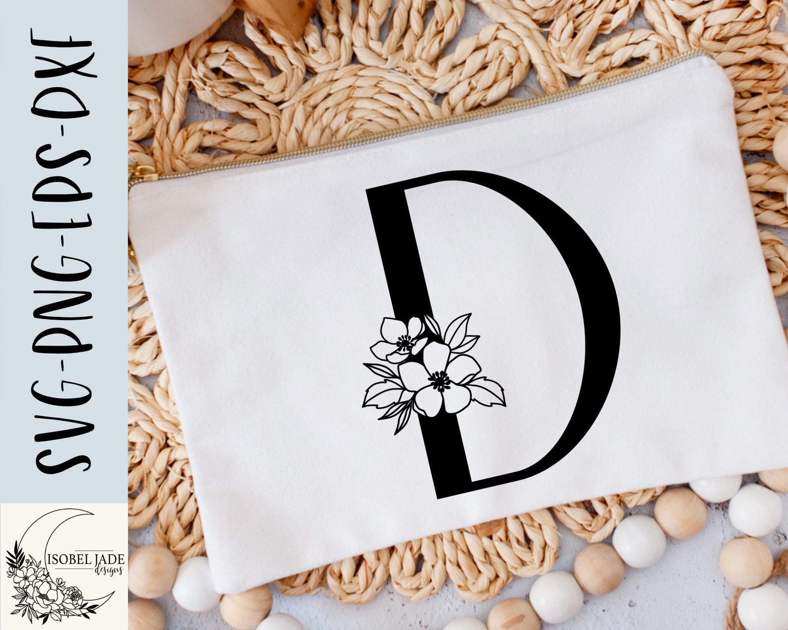 Letter D Svg Monogram Svg Name Svg Floral Letter Svg - Etsy Canada